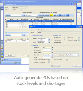 Advanced Purchasing | MISys Manufacturing Software