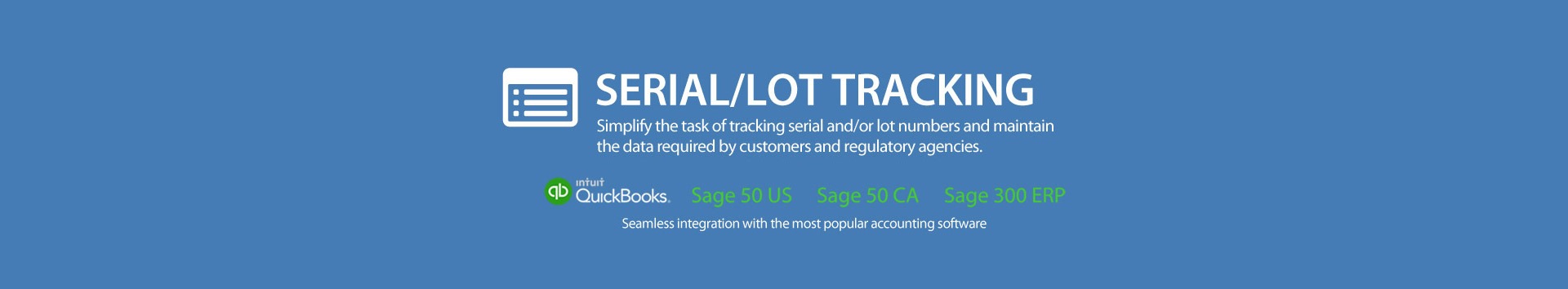 Serial Lot Tracking - MISys Manufacturing MRP Software